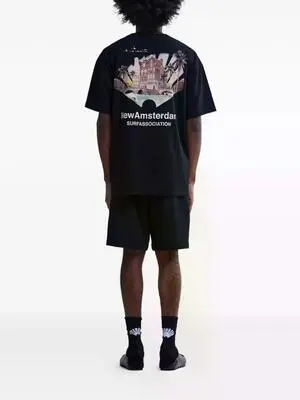 NEW AMSTERDAM SURF ASSOCIATION Tropical Print T-shirt