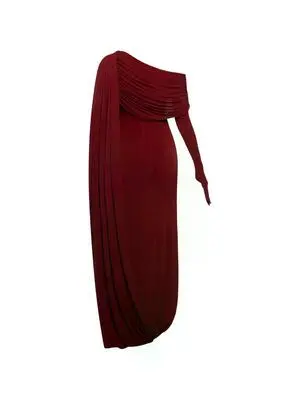 CHATS BY C.DAM Draped Brooch Dress