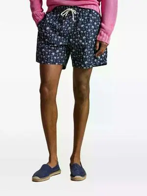 Polo Ralph Lauren Palm Tree-print Swim Shorts