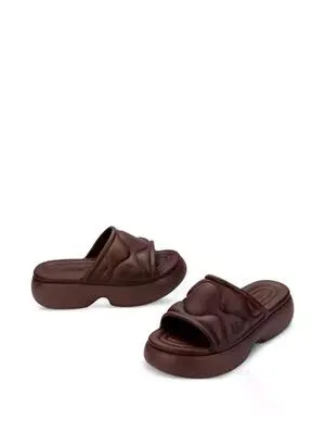 Melissa Free Puff Platform Slides - Brown