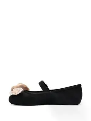 Melissa Floral Detail Ballet Flats