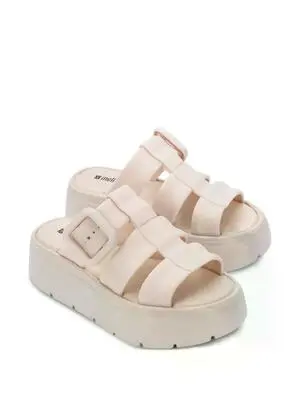 Melissa Platform Buckle Sandals - Neutrals
