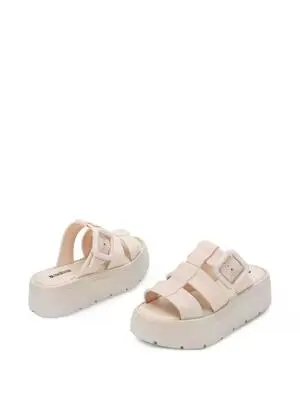 Melissa Platform Buckle Sandals - Neutrals