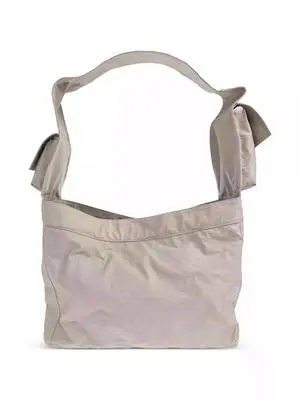 Y3 Newspaper Pocket Detail Tote Bag - Neutrals