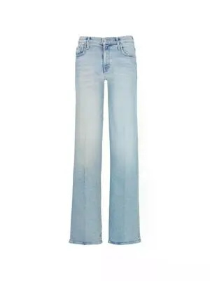MOTHER Mid-rise Five-pocket Jeans - Blue