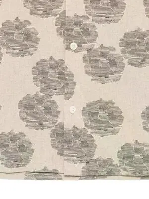 Nn07 Ole Floral Shirt - Neutrals