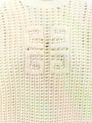Givenchy Open-knit 4g Motif Sweater