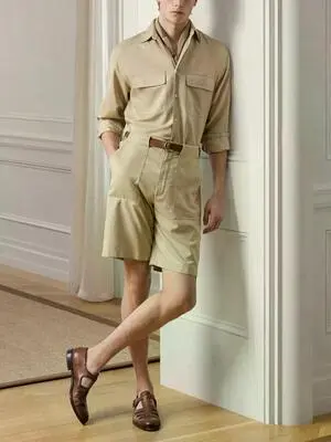 Ralph Lauren Purple Label Pocket Long-sleeve Shirt - Neutrals
