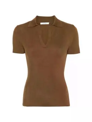 Max Mara Albero V-neck Top - Brown
