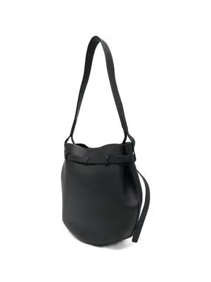 SYSTEM Grained Leather Shoulder Bag