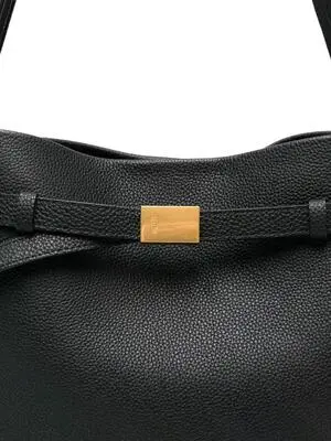 SYSTEM Grained Leather Shoulder Bag