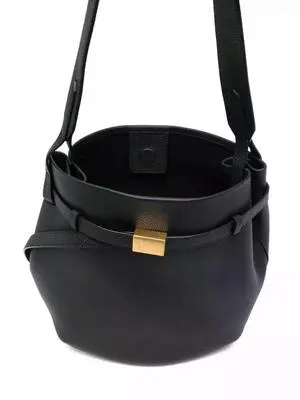 SYSTEM Grained Leather Shoulder Bag