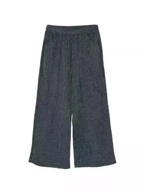 You Must Create Pocket Checked Trousers - Blue