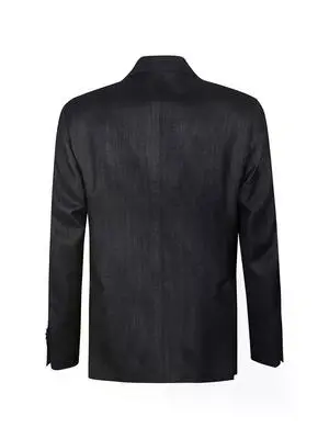LARDINI Double-breasted Blazer - Blue