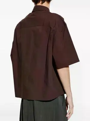 Studio Nicholson Poplin Short-sleeved Shirt