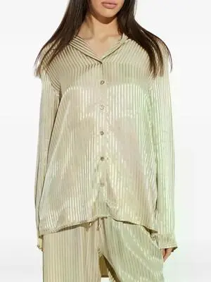 Hanro Striped Buttoned Top