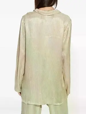 Hanro Striped Buttoned Top