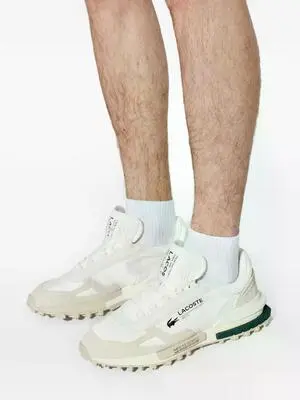 Lacoste Elite Active Panelled Lace-up Sneakers - Neutrals