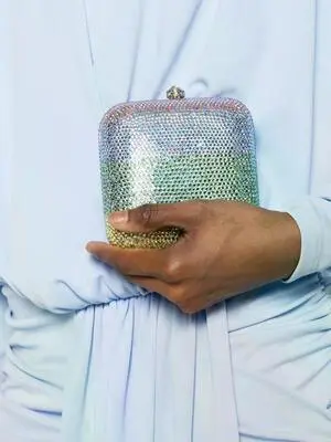 SAN BLAS Square Embellished Clutch