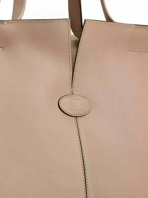 TOD'S V-cut Tote Bag - Neutrals
