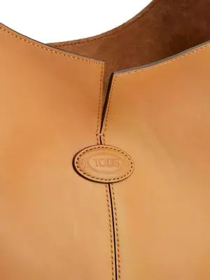 TOD'S Small Folio Leather Shoulder Bag