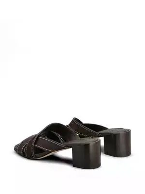 TOD'S Cross-strap Open-toe Sandals - Brown