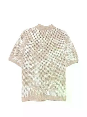 Altea Floral Open-knit Shirt