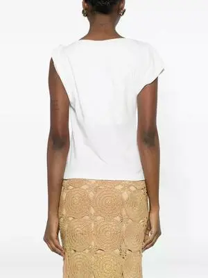 Pinko Marlena Draped Top - White