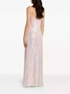 NEEDLE & THREAD Spaghetti-strap Maxi Dress