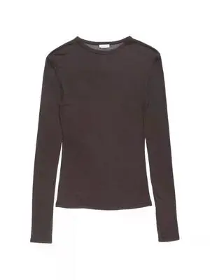 Acne Studios Long-sleeve Ribbed Top - Brown