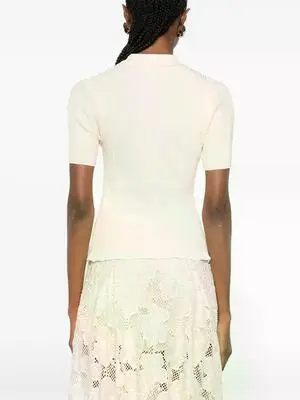 Sandro Lace-detail Polo Shirt