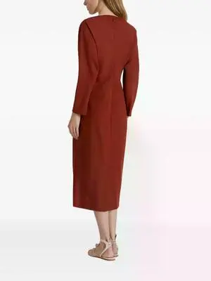 Alberta Ferretti Cutout Ring Detail Dress