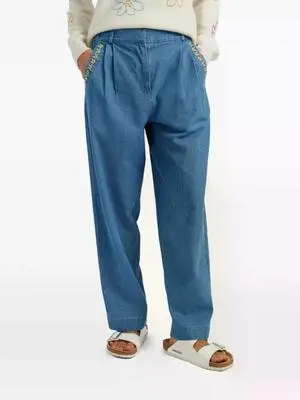 Chinti & Parker Embroidered Trousers