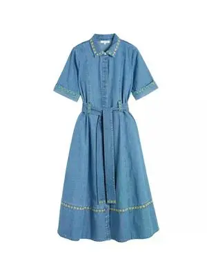 Chinti & Parker Button Detailed Dresses