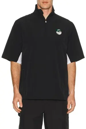 MALBON Malbon Golf Pine Windshirt In Black Black