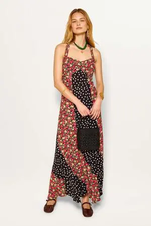 Rixo Zaire Shell Spot Dress