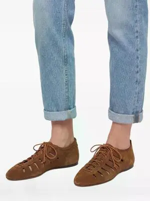 Isabel Marant Étoile Leyza Laced Ballet Flats