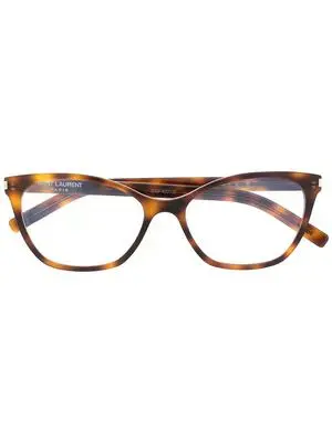Saint Laurent Cat-eye Glasses - Brown