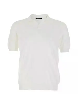 Tagliatore Short-sleeve Polo Shirt - White