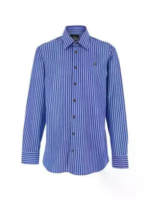 VIVIENNE WESTWOOD Striped Buttoned Shirt - Blue
