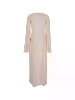 Federica Tosi Flared-sleeve Maxi Dress - Pink