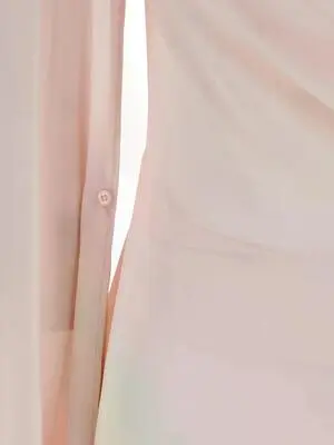 Federica Tosi Flared-sleeve Maxi Dress - Pink