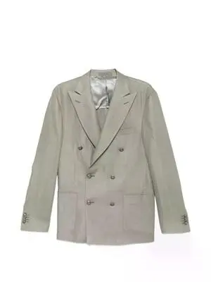 Corneliani Academy Light Double-breasted Patch-pocket Jacket