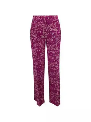 GIANLUCA CAPANNOLO Floral Trousers - Pink