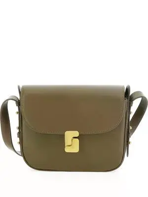 Soeur Mini Bellissima Buckle Detail Shoulder Bag - Green