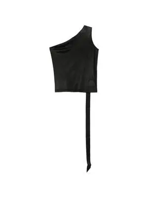Rick Owens One-shoulder Top - Black