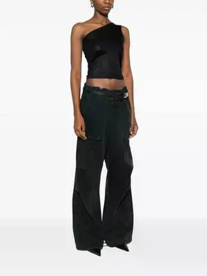 Rick Owens One-shoulder Top - Black