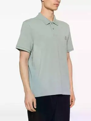 Moose Knuckles Everett Logo Polo Shirt - Green