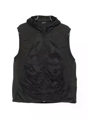 HIKING PATROL Orbit Lt Hooded Sleeveless Jacket - Black