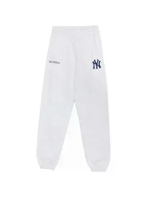SPORTY & RICH Logo Trousers - Grey